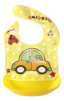 4 Unid. Babador Cata Migalha Impermeável Bebê Alimentação Ca - SHM ...