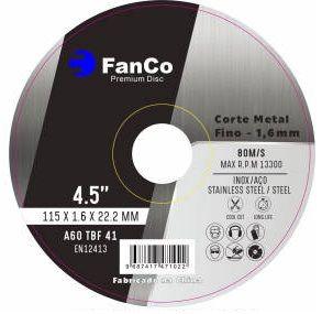 40 Discos de Corte Premium Fino Inox 115X1,6 Esmerilhadeira - FanCo ...