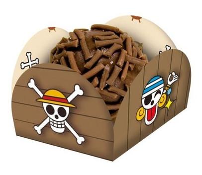 40 Forminha Doces One Piece Forma Docinhos Caixeta Licenciad ...