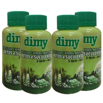 4X Fertilizante Cactos e Suculentas Concentrado (120g) DIMY ...