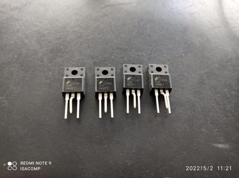 4x Transistor Fdpf5n50ft Fdpf5n50 Mosfet N 4,5amp 500v - Fairchild ...