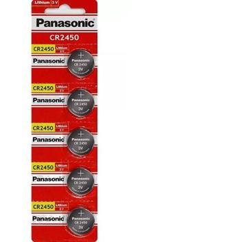 5 Bateria Panasonic Cr2450 Pl5B 3V Lithium - Bateria - Magazine Luiza