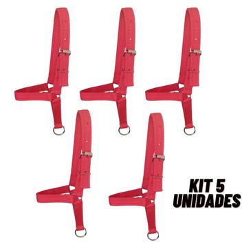 5 Cabresto De Bode Ovelha Ovinos Caprinos C/ Regulagem Carneiro ...