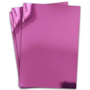 5 Kits Papel Lamicote Rose Gold A4 250g Brilhoso 30 Folhas - OFF PAPER ...