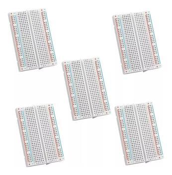 5 X Protoboard Breadboard 400 Pontos Furos Pinos - OEM - Protoboard ...