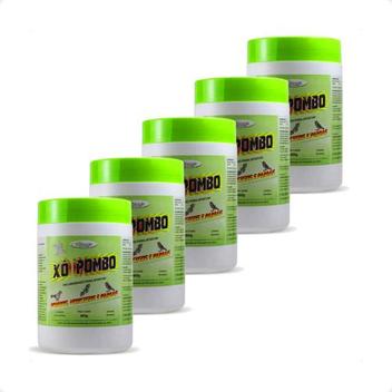 5 Xô Pombo Pastilha Repelente Pombos, Morcegos, Pardal 400g - Quimiagri - Repelente de Pragas ...