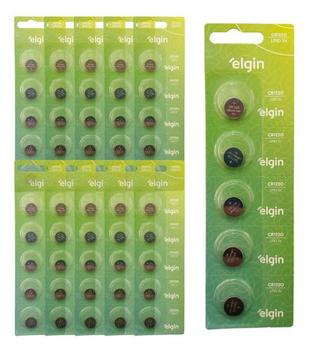 50 Bateria Moeda Pilha Cr1220 3v Elgin 10 Blister C/5 Unidad - Pilhas - Magazine Luiza