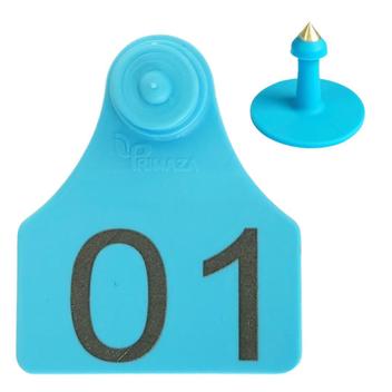 50 Brincos Médios Bezerro Gado Bovino Numerados 01 a 50 - Primaza ...