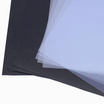 50 Capa + 50 Contracapa Encadernação A4 Transparente Line/Preta Couro ...