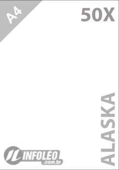 50 Folhas Papel Color Plus Alaska (Branco) A4 180g - Papéis - Magazine ...