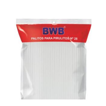 50 Palitos Grande Plástico Canudo 28cm Tubo Branco - Bwb Embalagens ...