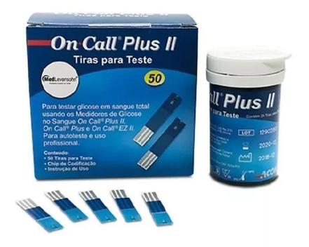 50 Tiras para Medição de Glicose ( 1 TUBETE ) - On Call Plus 2 ...