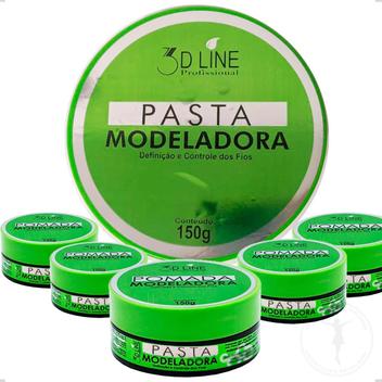 5Un Pasta Modeladora de Cabelo Profissional 150g controle Fios Alta ...
