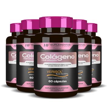 5x COLAGENO VERISOL + CALCIO HF SUPLEMENTS 60CAPS 1750MG - HF ...