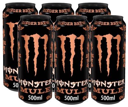 6 Energético Monster Mule Ginger Brew Energy Importado 500ml - Mule ...