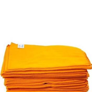 6 Flanela Laranja Atacado Algodão Limpeza Geral Multiuso Medidas: 28x35 ...