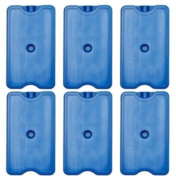 6 Gelo Reutilizável Artificial 500 Ml Ideal Cooler Bebidas - Clio Gel ...