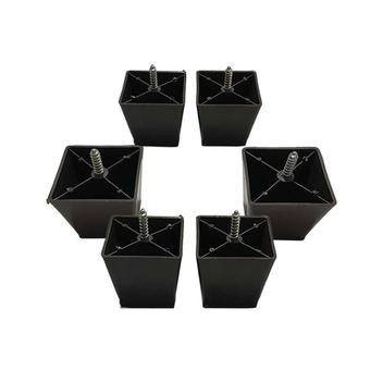 6 Pés De Sofá Modelo Trapézio Estofados Hack Com 6cm - Gamplast - Pés para Móveis - Magazine Luiza