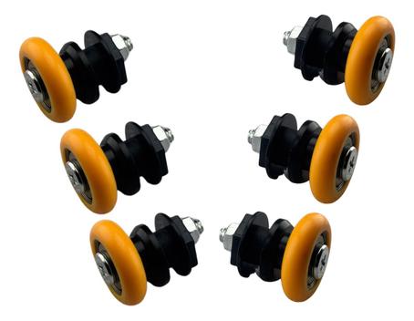 6 Roldana Excêntrica Regulavel Nylon Silenciosa 8 10mm - la plata ...