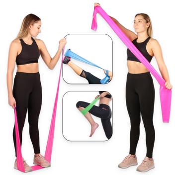 6 Seis Faixas Fita Elásticas de Látex Grande de 1,5 Metros Academia ...