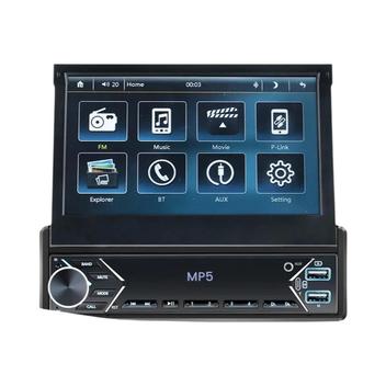 7 Polegada Tela Retrátil Mp5 Player Rádio Do Carro Android Auto Carplay ...
