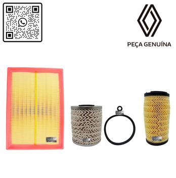 8200795348 - KIT COM FILTRO DE AR + FILTRO DE ÓLEO (REFIL) + FILTRO DE ...