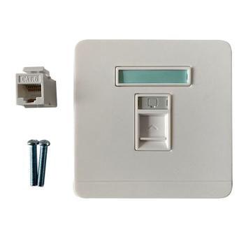 86 Tipo de soquete de computador painel CAT6 Módulo de Rede RJ45 Tomada ...