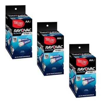 96 Pilhas Alcalinas Rayovac Pequena Aa ( 3 Tubos) - Pilhas - Magazine Luiza