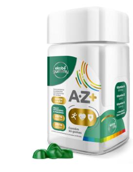 A A Z Adulto- Ekobé Gummy- 30 Gomas Sabor Limão - Ômega 3 / Óleo de ...