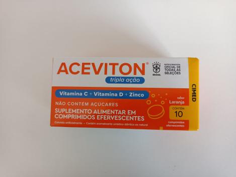 A CEVITON Tripla Ação ,vitamínico em comprimidos efervescentes , sabor ...