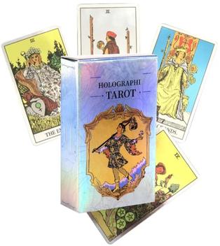 A.E. Waite Holographic Tarot Tarô Rider Waite Holográfico Baralho de ...