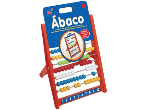 Ábaco Escolar Infantil Contador Plastico Elka - Ábaco - Magazine Luiza