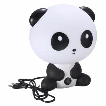 Abajur Noturno Infantil Wokex - Panda Cartoon para Quarto e Mesa ...