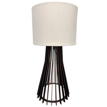 Abajur Rústico De Madeira Para Decorar Quarto, Sala De Estar - TEMSHOP ...