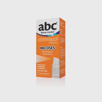 Abc Spray 30ml Hertz Clotrimazol Spray - KLEYHERTZ - Acessórios para ...