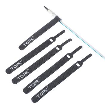 Abraçadeira tiras autocolantes para Fios e Cabos com 5 Unidades TOPK ...