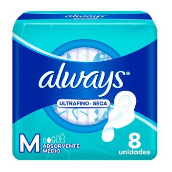 Absorvente Always Active Ultrafino Com Abas Com 8 Unidades - Absorvente ...