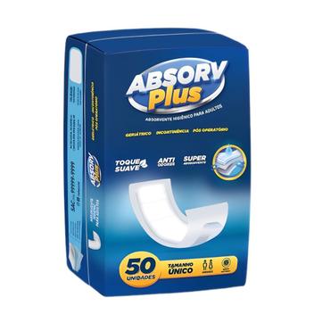 Absorvente Geriátrico Absorv Plus c/50 Unissex - Absorvente Geriátrico ...
