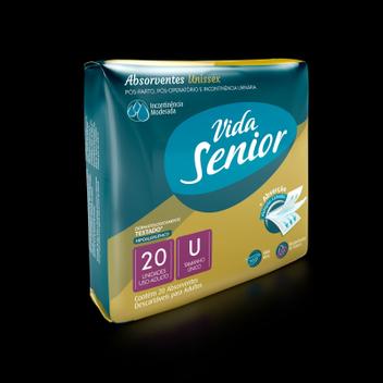 Absorvente geriatrico e pos parto vida senior c/ 20 unid - Eurofral ...