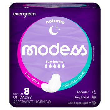 Absorvente Íntimo Noturno Abas Intenso Modess 8un Evergreen ...