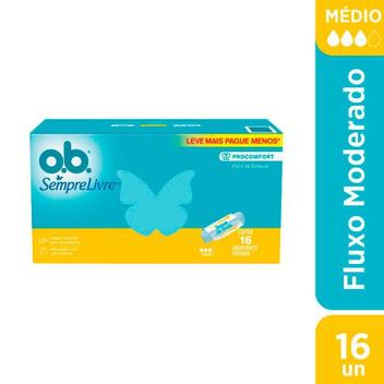 Absorvente Intimus OB ProComfort Médio 16 Unidades - Absorvente Interno ...