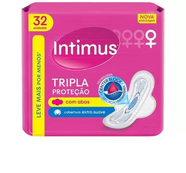 Absorvente Intimus Tripla Proteção Cobertura Suave Com 32un INTIMUS ...