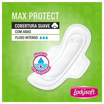 Absorvente Ladysoft Max Suave Com Abas 16 Unidades - Absorvente ...