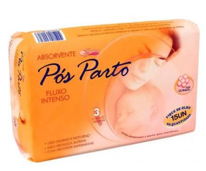 Absorvente Pós Parto c/15 - Acessórios para Incontinência Urinária ...