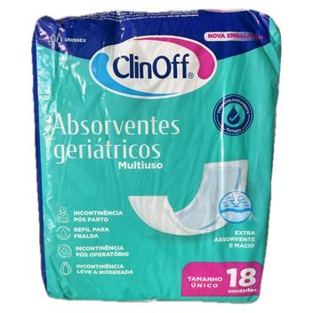 Absorventes Geriátrica Multiuso Clinoff C/18 Unidades - Absorvente ...