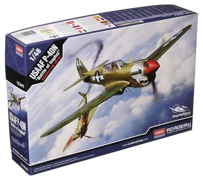 Academy 1/48 US Army Air Corps P-40N Warhawk - Modelo Plástico para Montagem - Aviões e ...