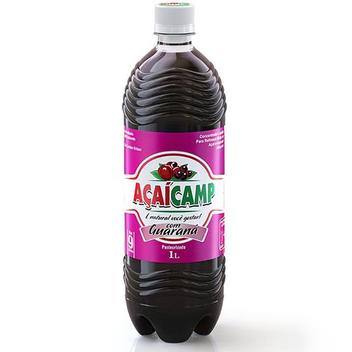 Açaicamp Xarope Líquido Concentrado de Açai com Guaraná - 1 Litro ...