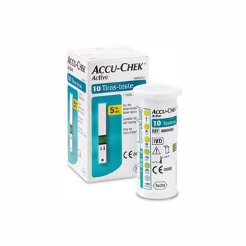 Accu-chek Active 10 Tiras M - Accu Chek Active - Tiras para Medir Glicose - Magazine Luiza
