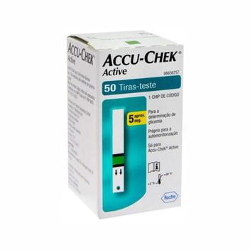 Accu-chek Active 50 Tiras M - Accu Chek Active - Tiras para Medir Glicose - Magazine Luiza
