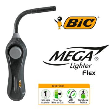 Acendedor Multiuso BIC Mega Lighter - Acendedor de Fogão - Magazine Luiza